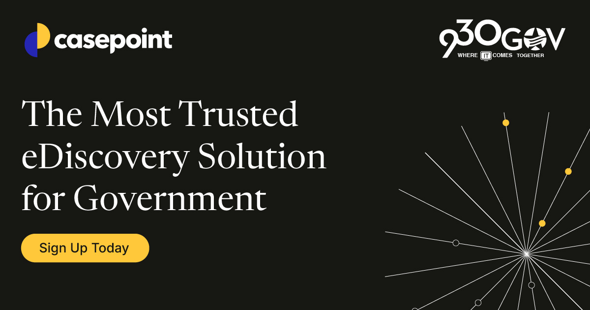 Casepoint at DGI's 930gov Conference | Reserve Your Spot Today!